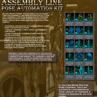 Assembly Line Pose Automation Kit | Daz 3D