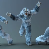 CDI Poses for Yeti HD and Genesis 8 Male | Daz 3D