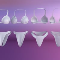 dForce Monochrome Bikini for Genesis 8 and 8.1 Females | Daz 3D