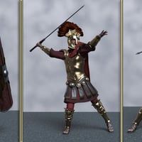 Julius Battle Hierarchical Poses for Julius 9 and Janus Weapons | Daz 3D